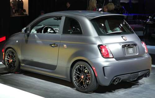 The rear end of the Fiat 500 Abarth Tenebra Design Concept | Torque News